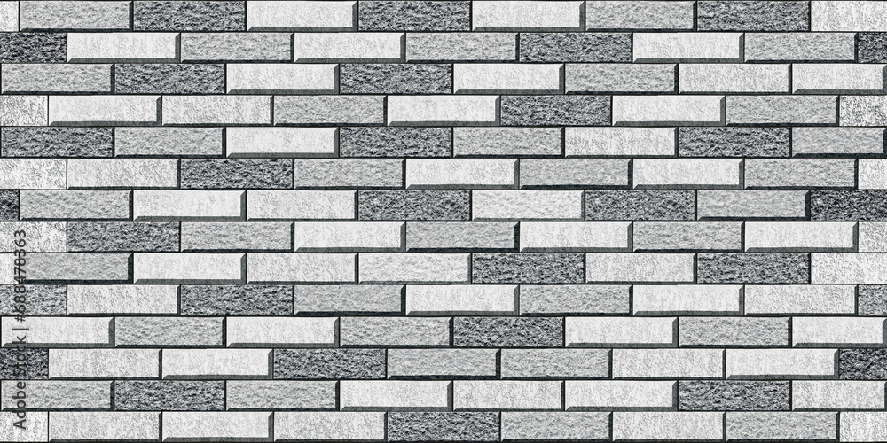 grey brick wall, natural stone wall cladding, ceramic vitrified ...