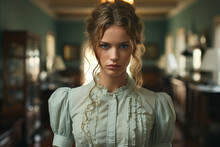 Vintage Woman Housekeeper Free Stock Photo - Public Domain Pictures