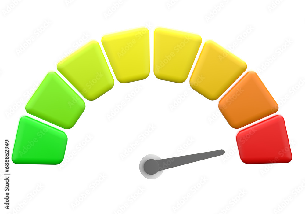 Arrow point scale speed high status red speedometer icon performance ...