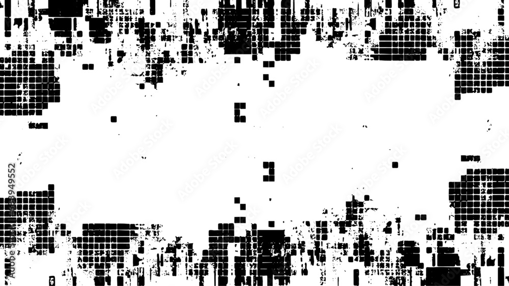 Old grunge black texture. Dark weathered overlay pattern sample on transparent background ...