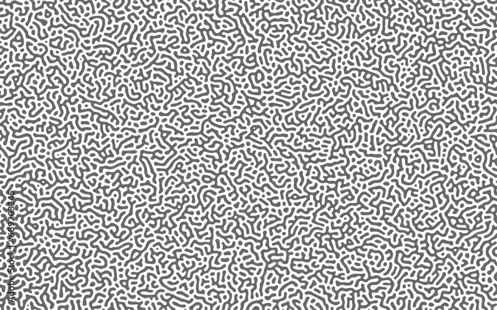 Generative algorithm psychedelic background. Reaction-diffusion or turing pattern formation ...