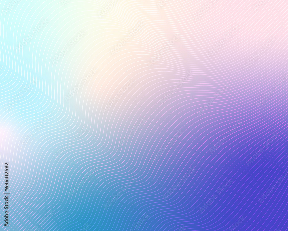 Vetor Pastel tint gradient background with wavy lines texture do Stock ...