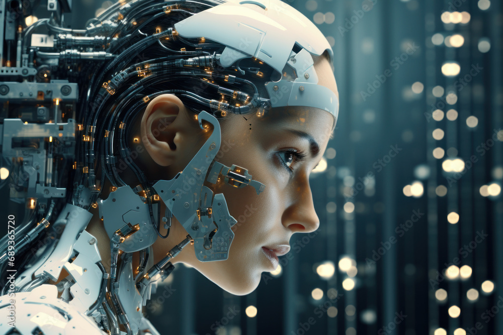 A machine learning model continuously adapting and improving based on ...