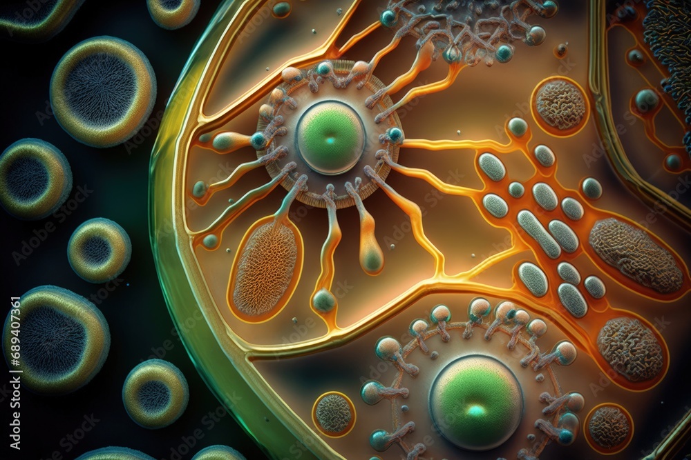 Bacteria, microscopic unicellular organisms, microorganism, under ...