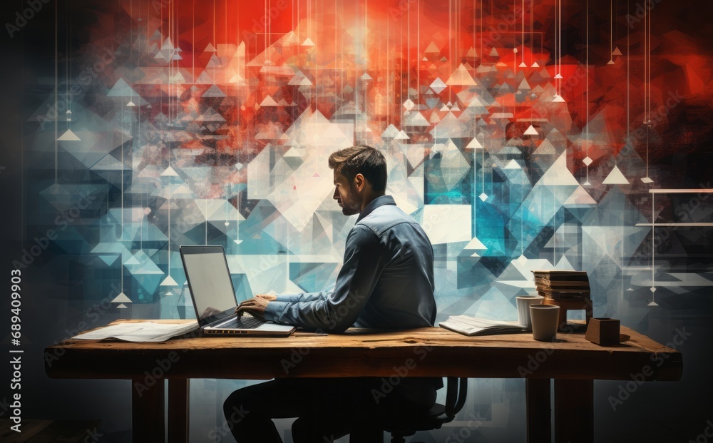 Data CRM business analysis customer report computer technology ...