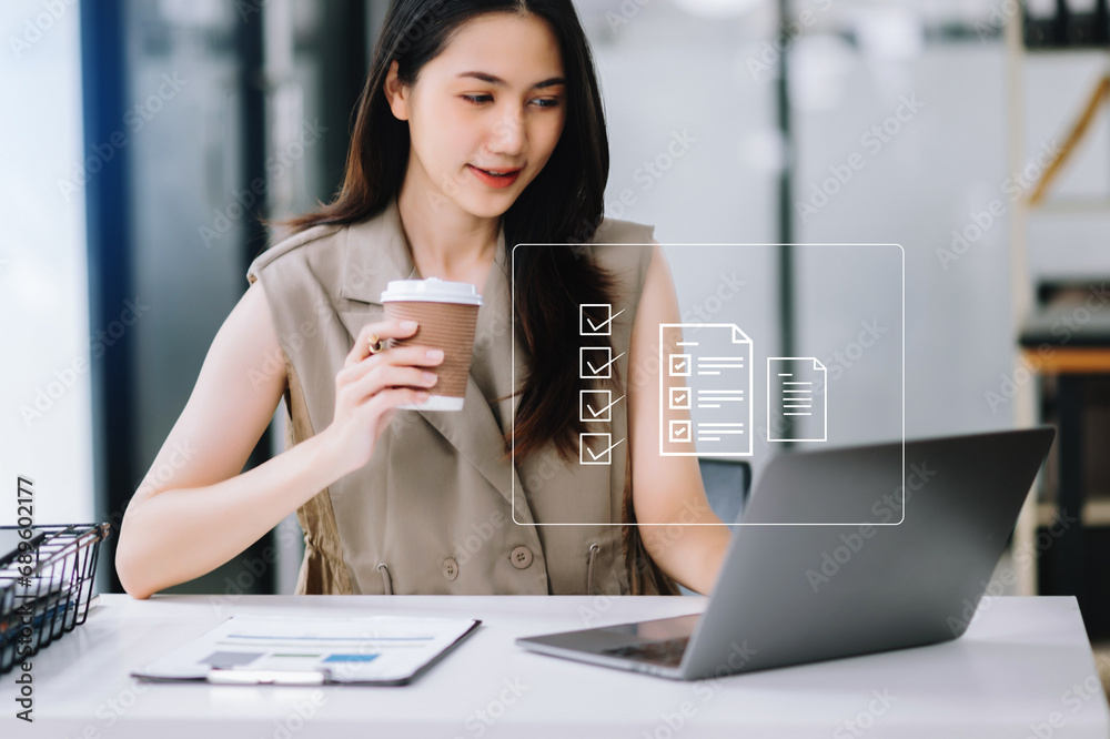 Checklist and filling survey form online. Document management system ...