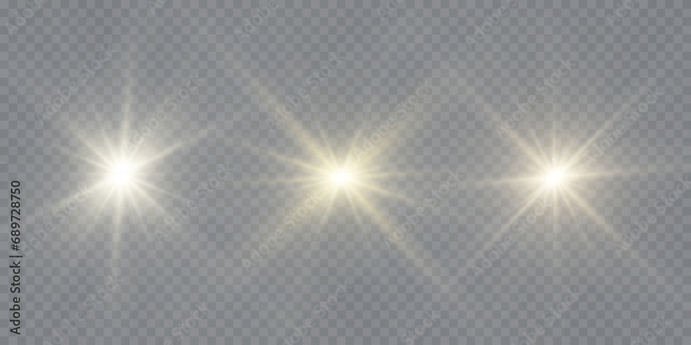 Light star white png. Light sun gold png. Light flash gold png. vector ...