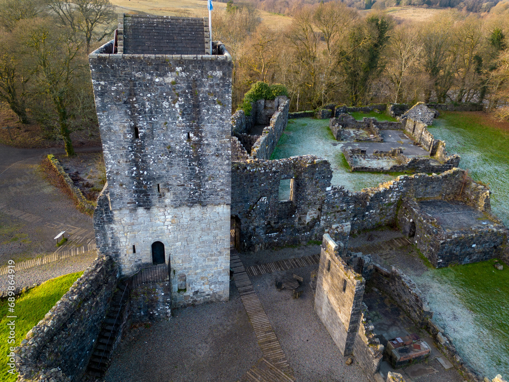 Mugdock Castle. Scotland. U.K. was the stronghold of the Clan Graham ...