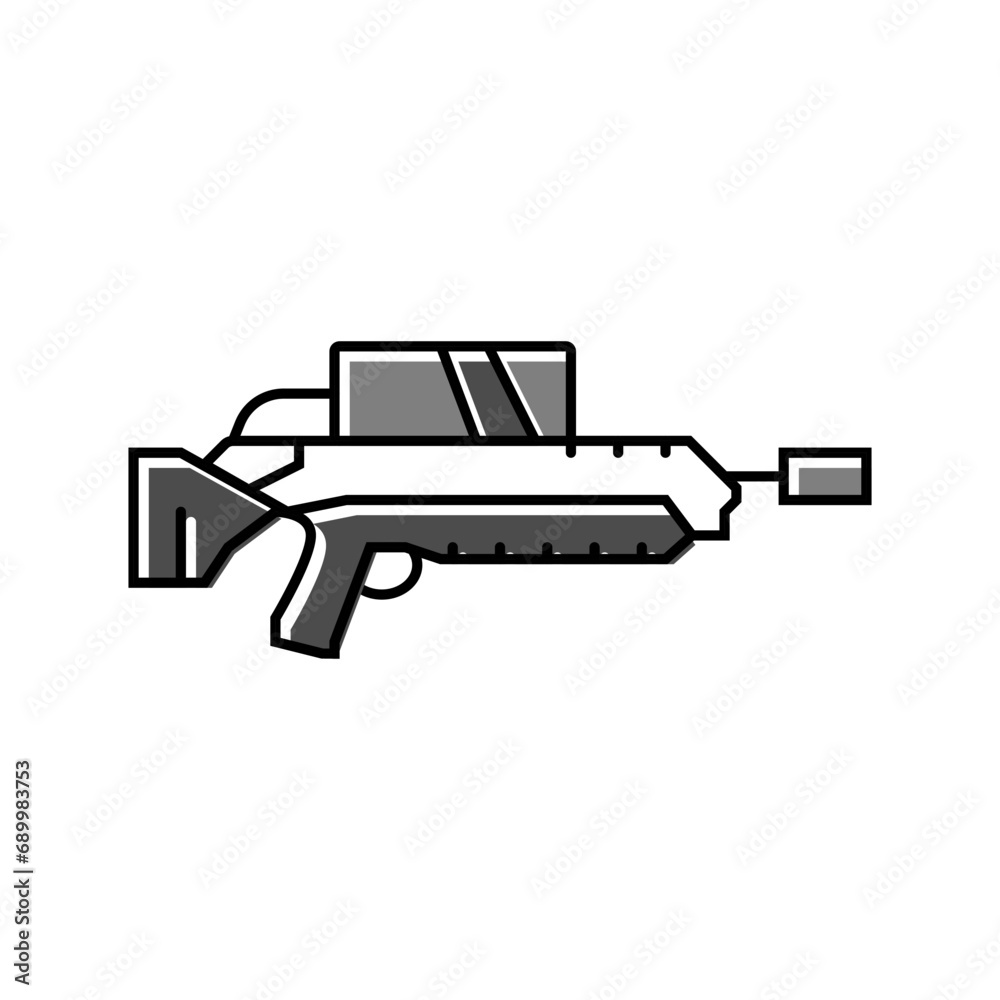 flamethrower weapon war color icon vector. flamethrower weapon war sign ...