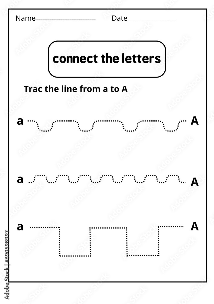 letter a worksheets for kindergarten - learning letter a activities ...