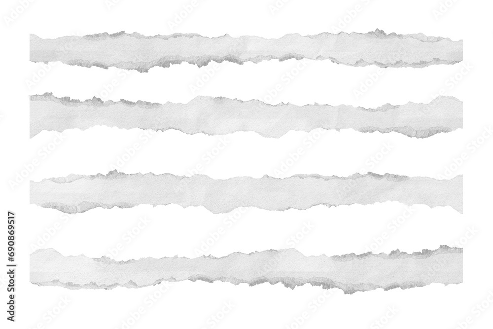 Ripped paper set on transparent background PNG Stock Photo | Adobe Stock