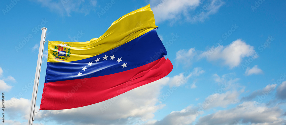 Flag of Venezuela The current eight-star flag of Venezuela was ...