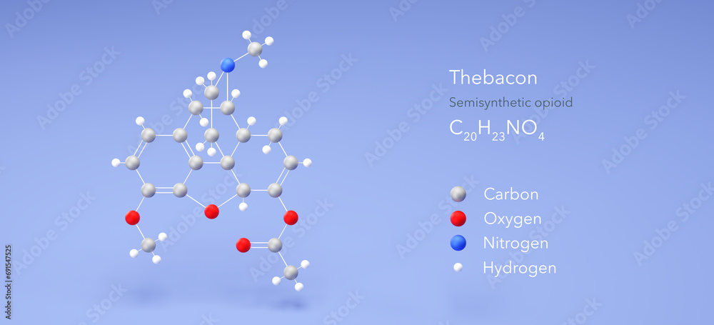 Stock-Illustration „thebacon molecule, molecular structures ...