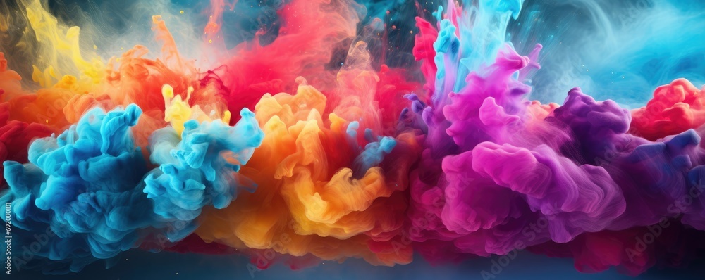 Color palette in style of explosion of colors, wallpaper color palette ...