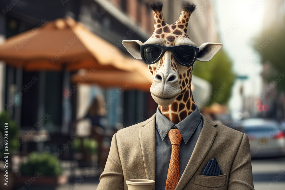 Anthropic Animals in Urban Settings - Sophisticated City Life Captured ...