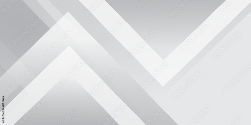 Abstract white and grey triangle overlay texture background. Modern ...