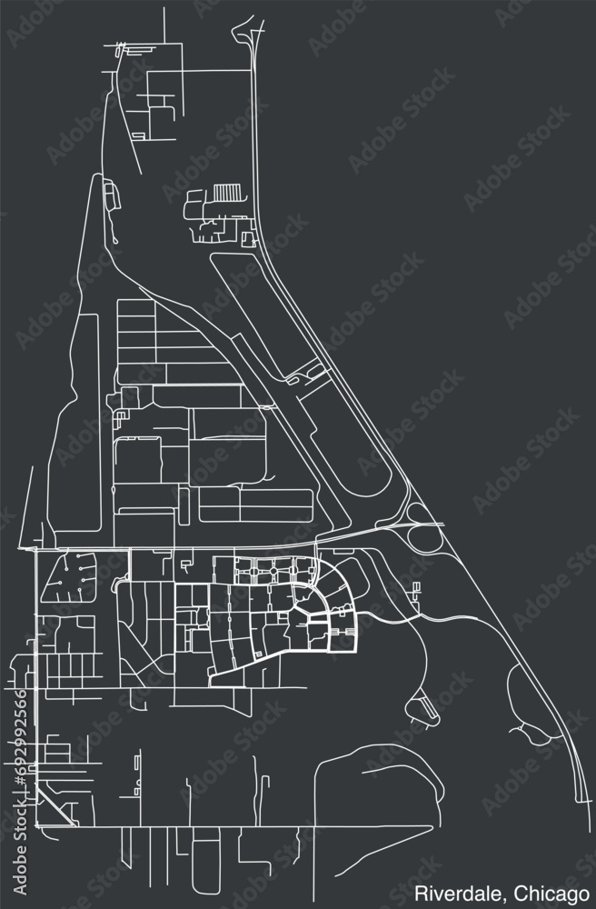 Image vectorielle Stock Detailed hand-drawn navigational urban street ...