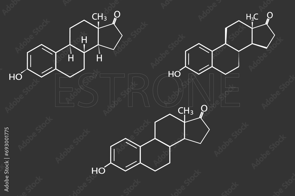 molecular skeletal chemical formula Stock Vector | Adobe Stock
