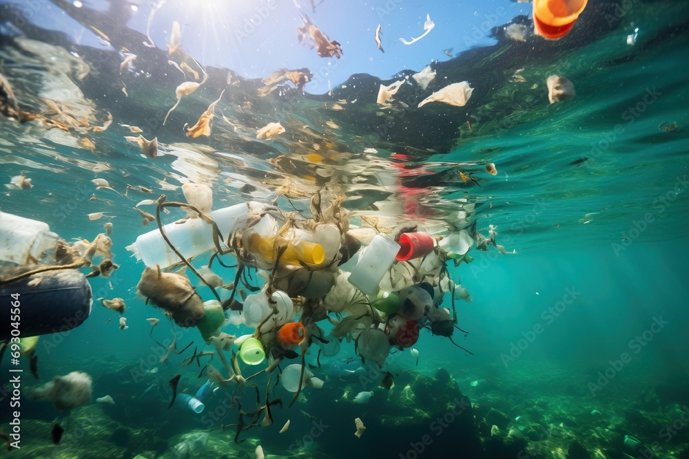 Underwater Plastic Waste Dumping: Source Water Pollution Environmental ...