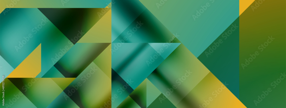 Image vectorielle Stock Captivating vector abstraction. Triangles ...