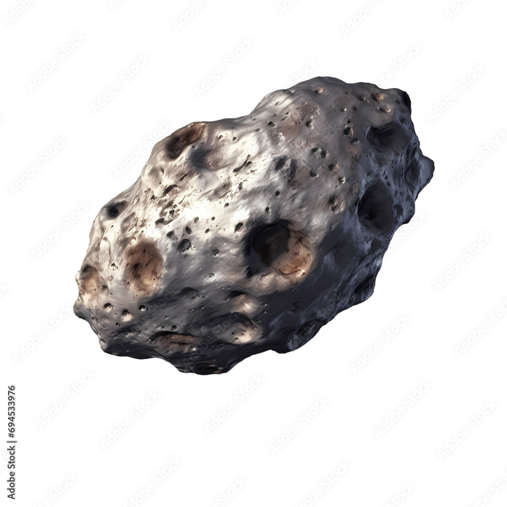 Meteorite isolated on transparent background Stock Illustration | Adobe ...