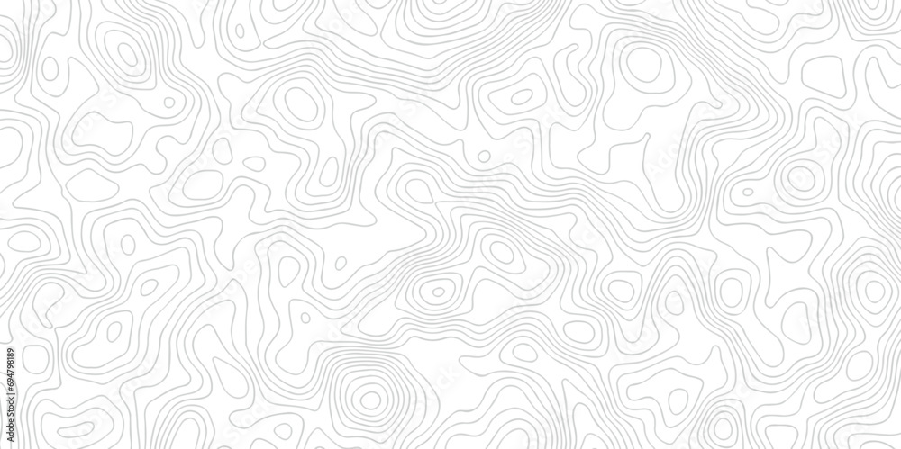 Black and white lines seamless Topographic map patterns, topography ...