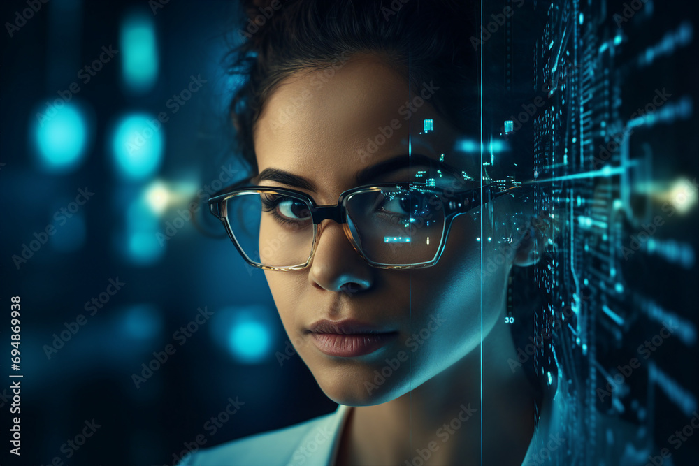 Successful Male Female Data Center IT Specialist Computer technologies ...