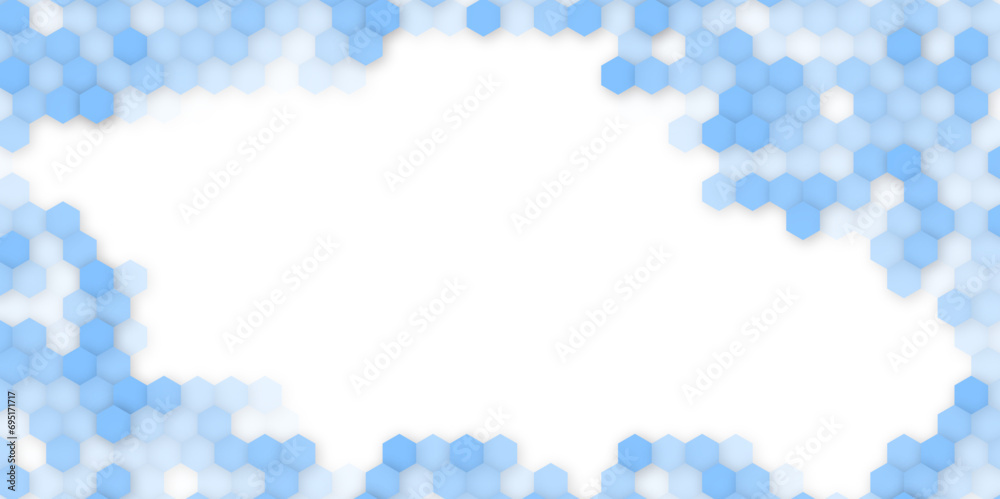 Abstract blue beehive raster background plate icon. Honeycomb bees hive ...