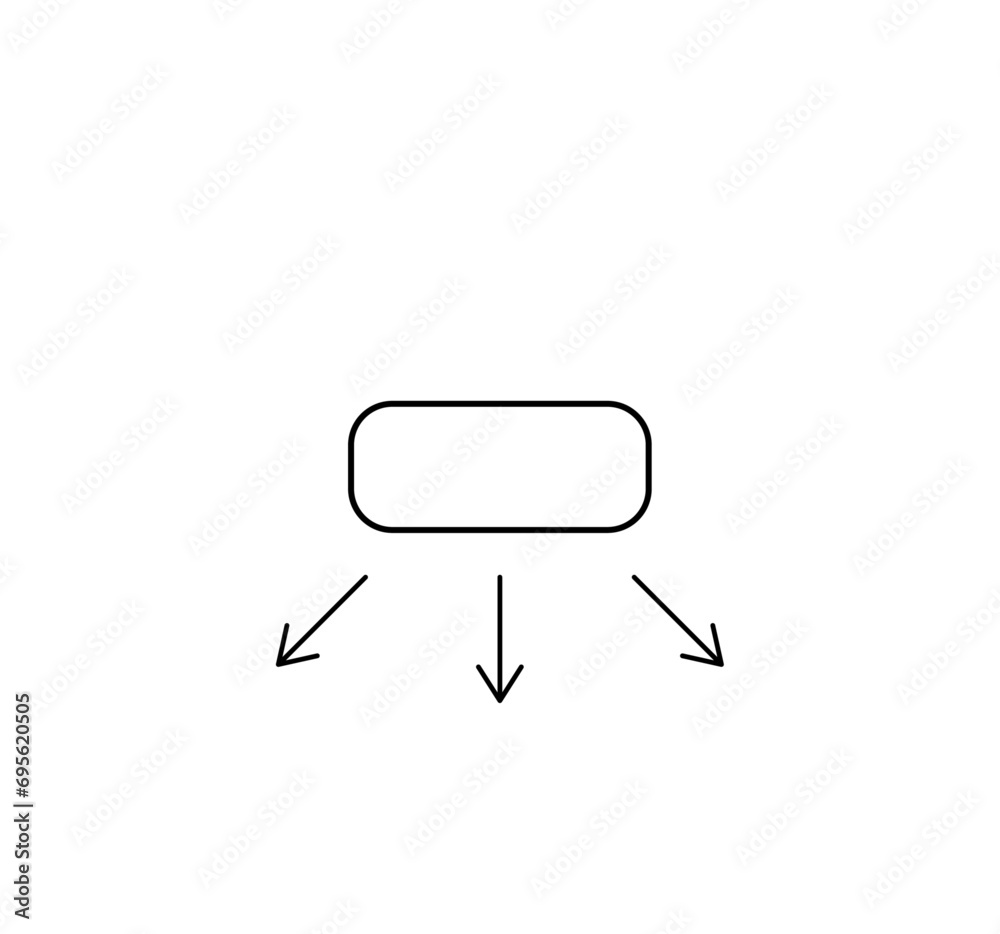 Textbox with arrows, Infographics flowchart. Scheme. Vector Stock ...