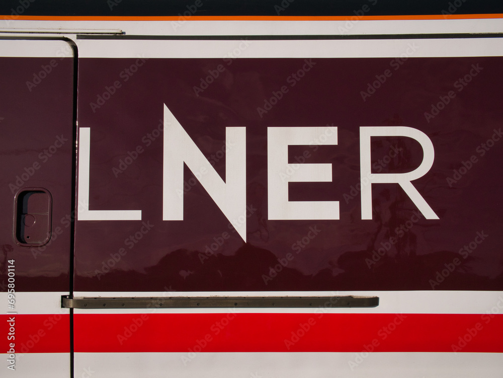 York, UK - Nov 24 2023: The corporate logo of London North Eastern ...