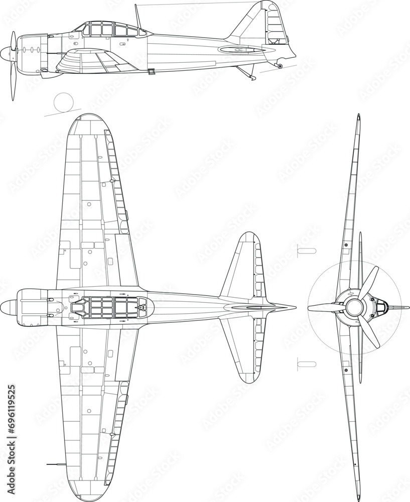 Vector de Stock Air Plane, us army fighter jet, Line art vector, eps ...