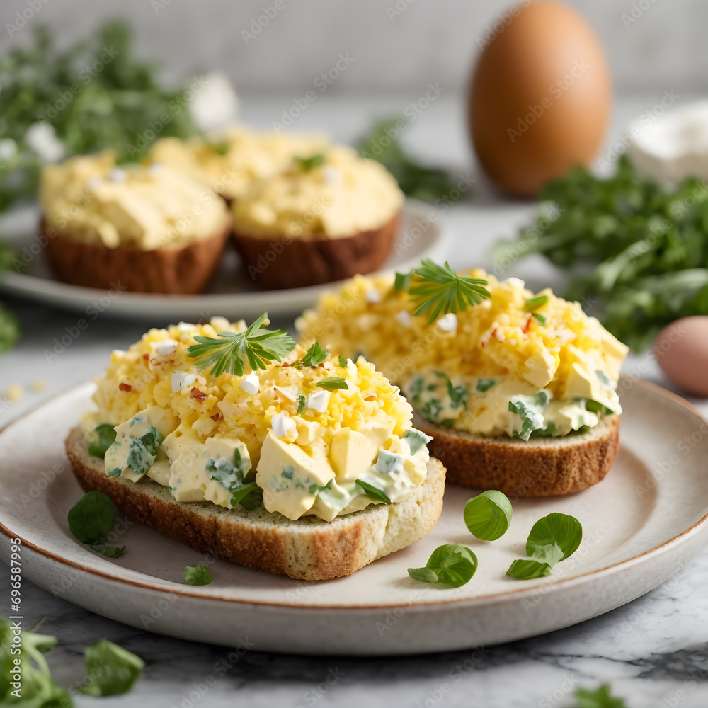 Easter Egg Salad Sandwiches - A Delightful Blend of Creamy Eggs and ...