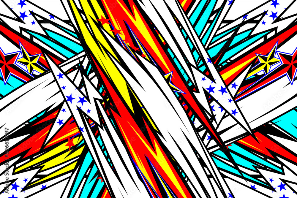 vector abstract racing background design with a unique line pattern and ...