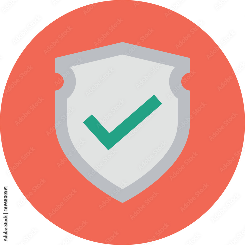 red check mark icon. security icon, security icon png, security symbol ...