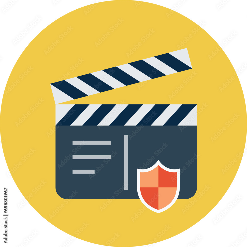 movie clapper board. security icon, security icon png, security symbol ...