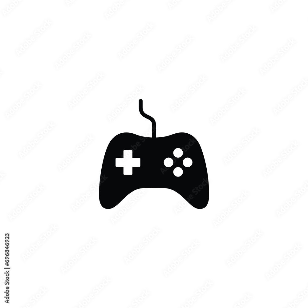 Gamepad icon, joystick icon, game console symbol vector for web site ...