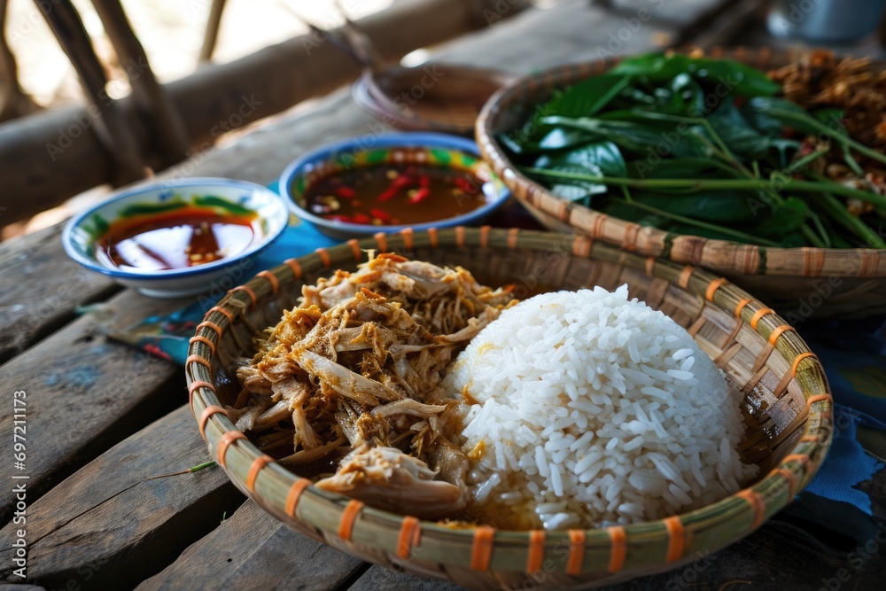 Culinary Delights of Vietnam: Com Ga Xoi Mo - An Authentic Sticky Rice ...