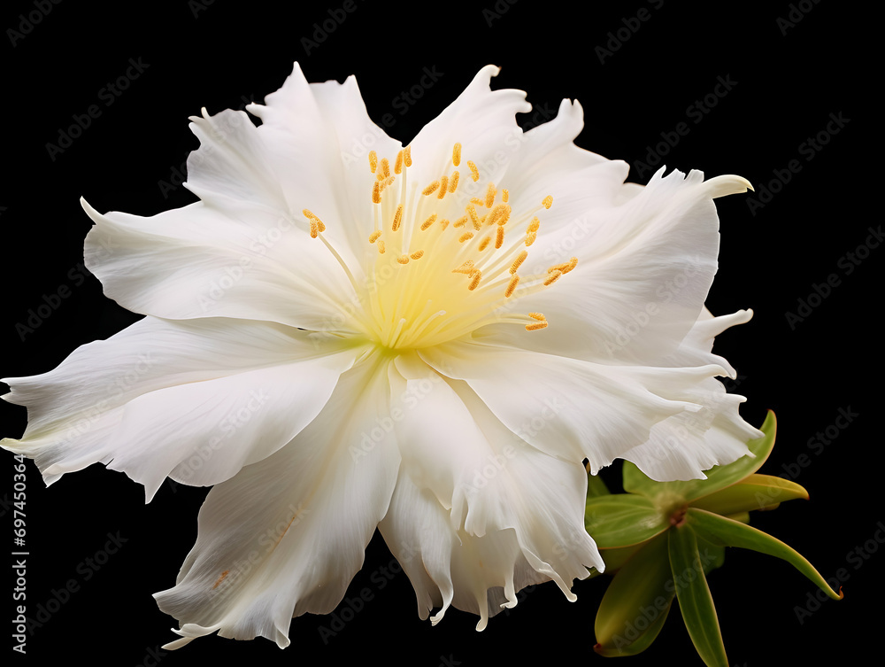 Brahma flower in studio background, single brahma flower, Beautiful ...