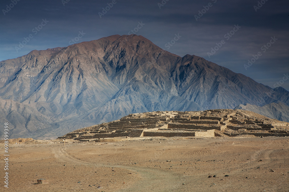 Photo Stock Caral, also known as the Caral-Supe civilization, is one of ...