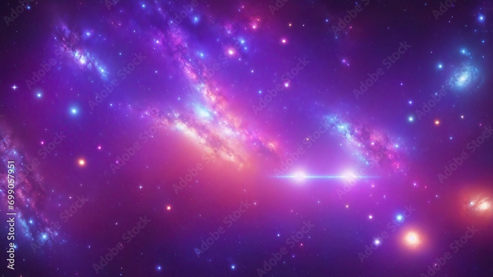 Beauty of deep space. Billions of galaxies in the universe Cosmic art ...