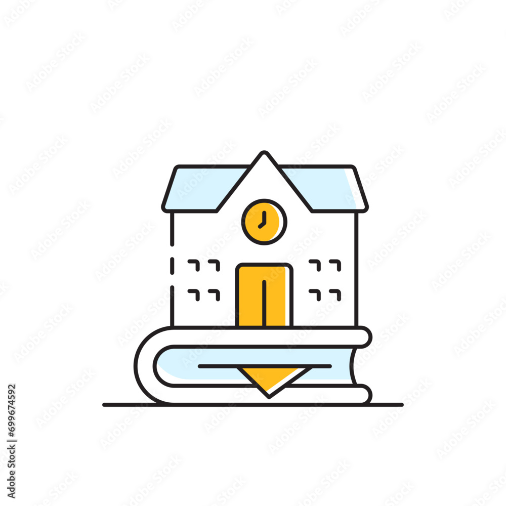 School building, education, institution, architecture, learning center ...