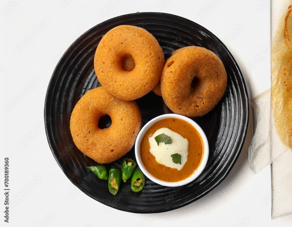 idli vada south indian food Stock Photo | Adobe Stock