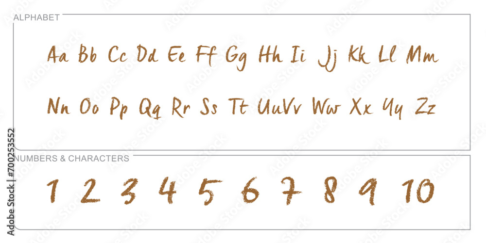 alphabet letters font set. typography font with trendy letters thin ...