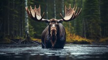 Autumn Fall Moose Free Stock Photo - Public Domain Pictures