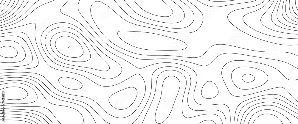 Topographic map background. Panorama view gradient multicolor wave ...