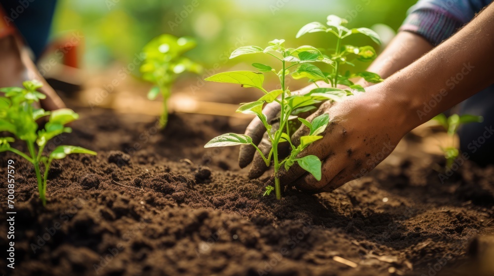 Nurturing Hope: Hands Sowing Seeds of Unity in a Vibrant Community ...