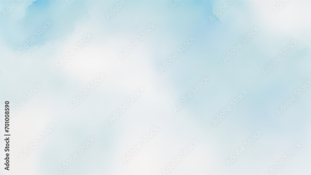 Blue Pastel Watercolor Digital Paper Background Stock Illustration ...
