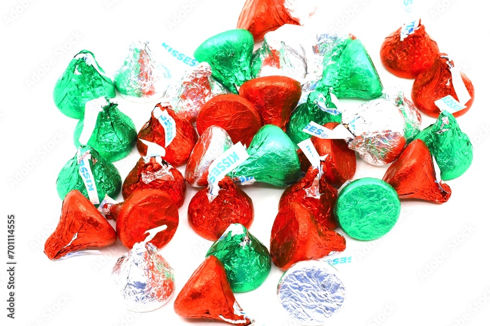 Hersheys Kisses chocolate candy. Las Vegas, Nevada, USA - January 1 ...