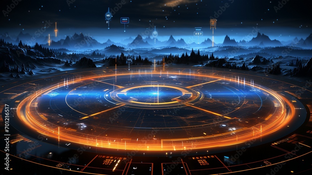 Abstract technology ui futuristic concept hud interface hologram ...
