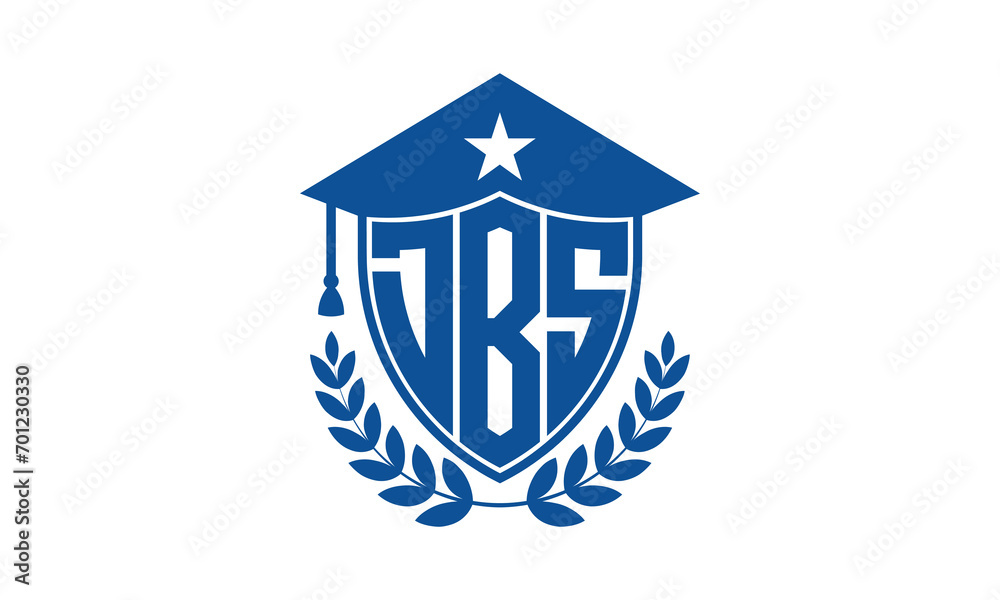 Vector de Stock DBS three letter iconic academic logo design vector ...